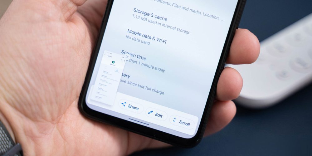 كيف نلتقط صورة شاشة كاملة (لكامل الصفحة المفتوحة) على Android 12؟ | AraMobi اراموبي