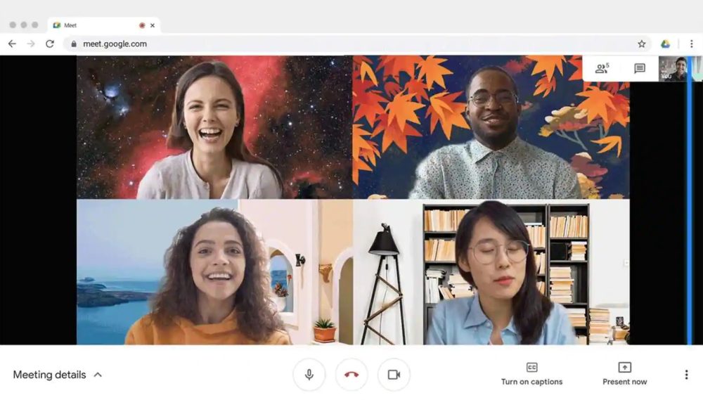 ميزة الخلفيات الافتراضية قادمة إلى Google Meet في موسم الأعياد القادم | AraMobi اراموبي