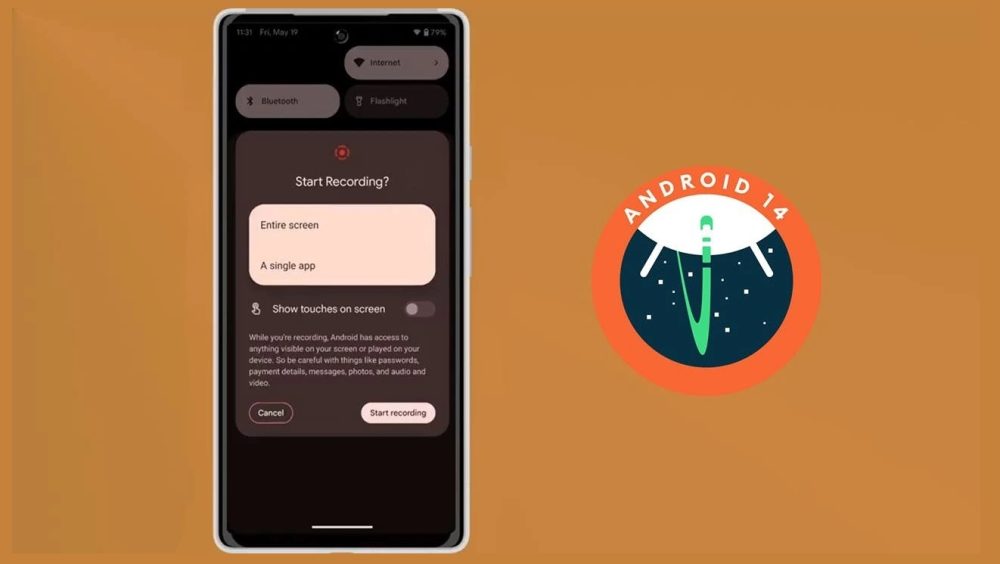 Android 14 سيجعل ميزة تسجيل الشاشة أكثر خصوصية! | AraMobi اراموبي