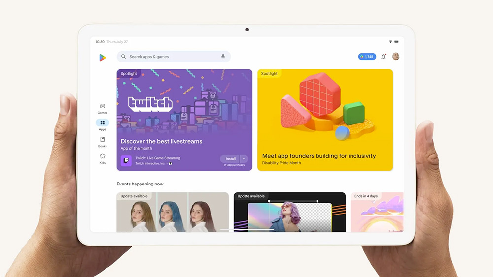 جوجل تعلن عن متجر تطبيقات Google Play جديد للأجهزة القابلة للطي والأجهزة اللوحية | AraMobi اراموبي